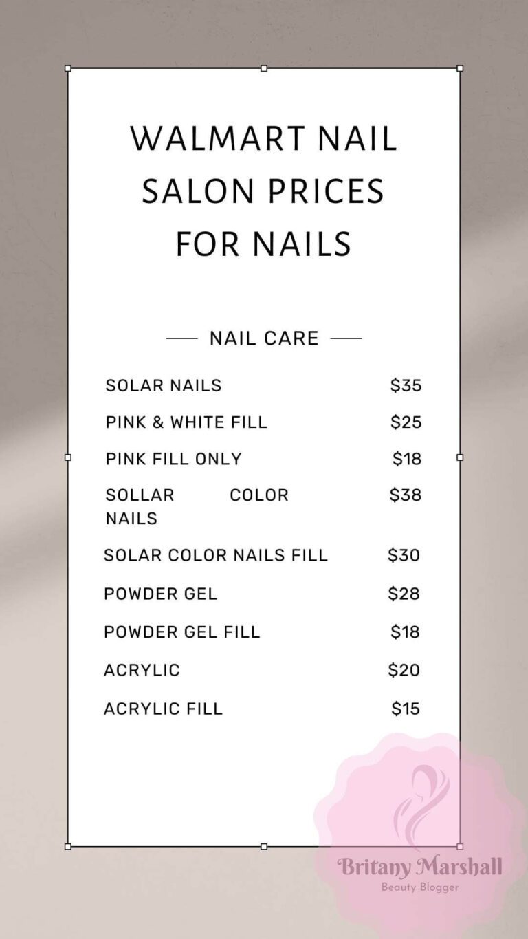 Walmart Nail Salon Prices & Review From [year]!